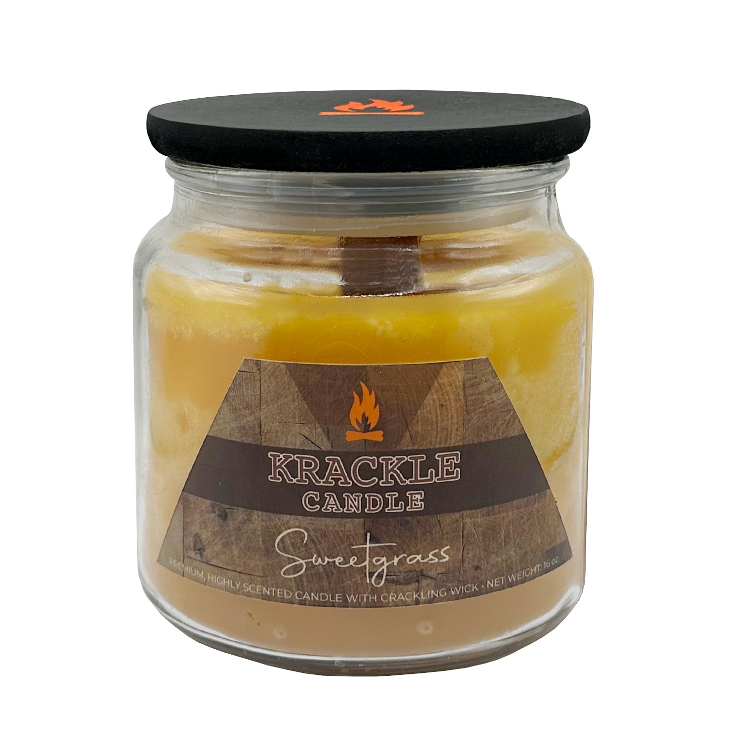 Krackle Candle - Sweetgrass (16 oz.)